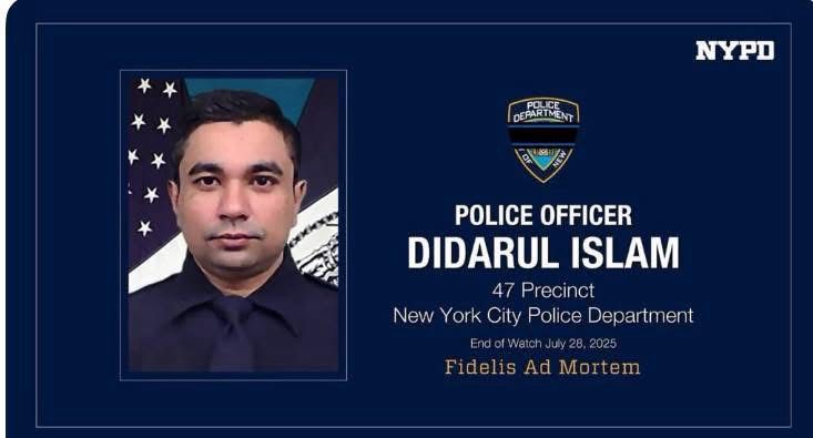 NYPD Officer Islam Remembered: Bravery, Faith, and Unity in New York